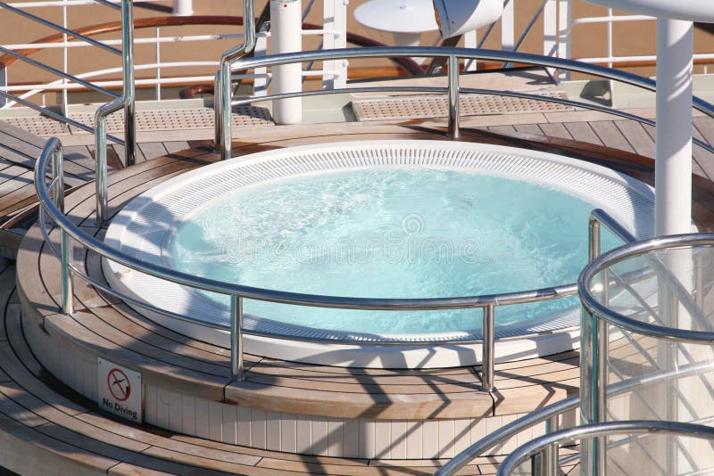 Cruise ship whirlpool stock image. Image of swim, resort - 1381099