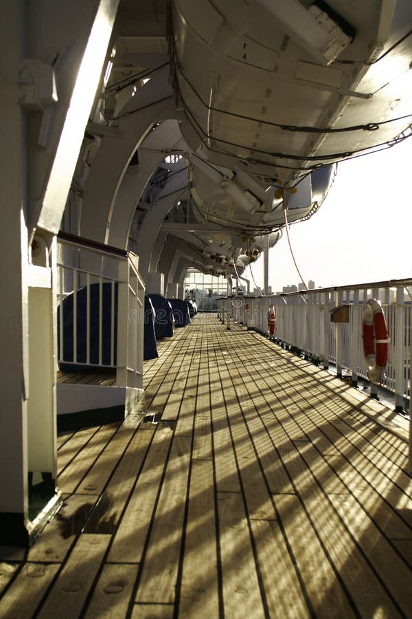 Cruise Ship Wooden Deck stock image. Image of hang, ship - 4770785