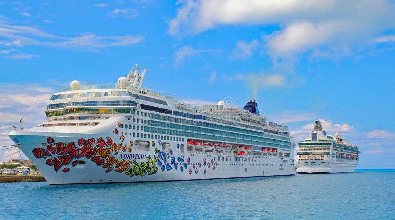 Cruise Ships at Royal Naval Dockyard,Bermuda Editorial Stock Photo ...