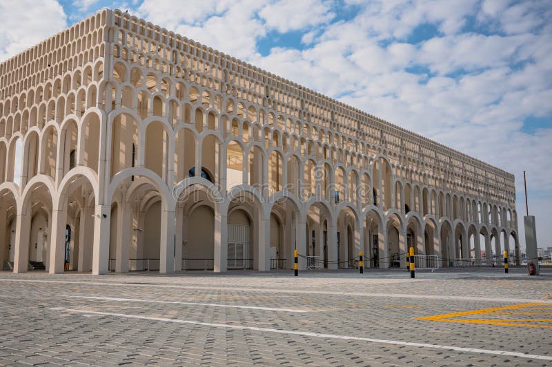 Cruise Terminal - Doha Port Stock Image - Image of modern, building ...