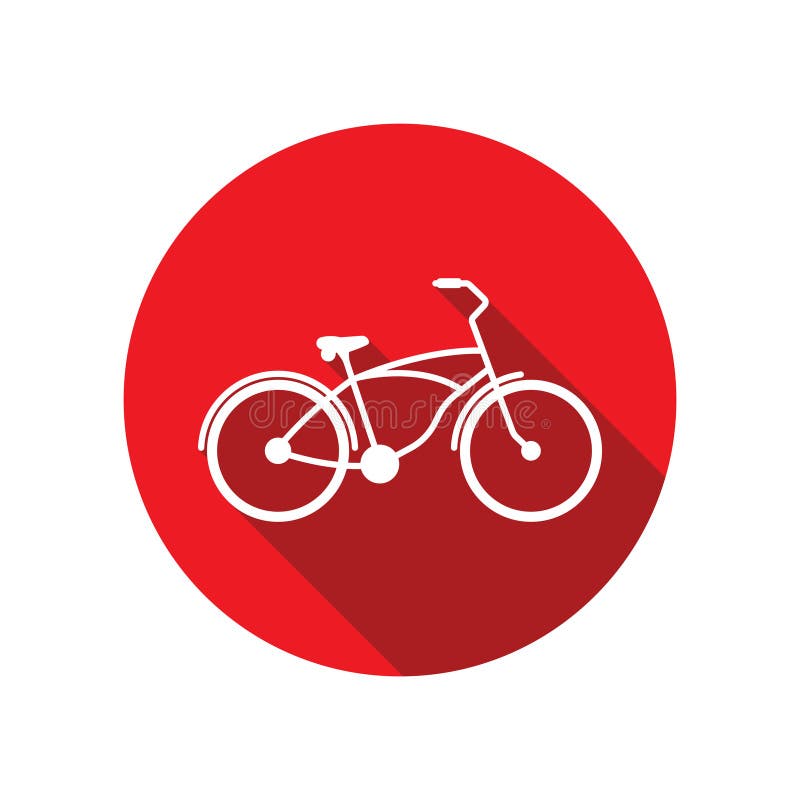 Cruiser bike icon vector stock vector. Illustration of bicycle - 299796297