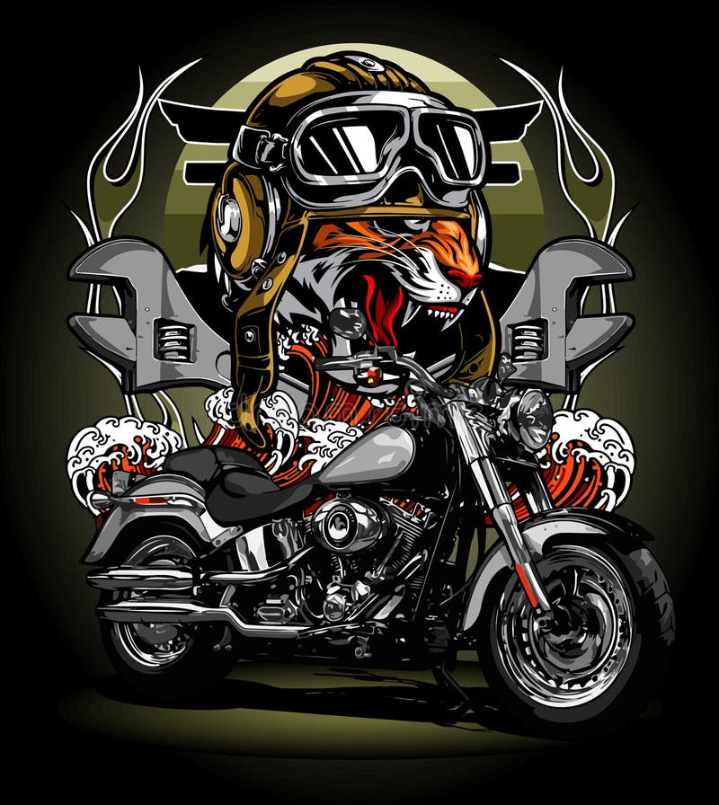 Cruiser bike side view stock vector. Illustration of speed - 264045749