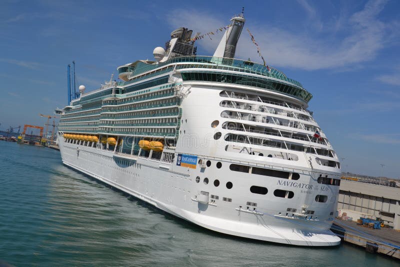 Cruiser Ship Navigator of the Seas Editorial Stock Photo - Image of ...