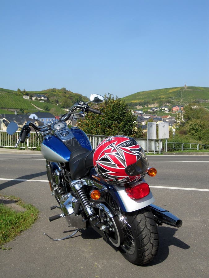 Cruiser style motorcycle stock image. Image of trip, travel - 17300107