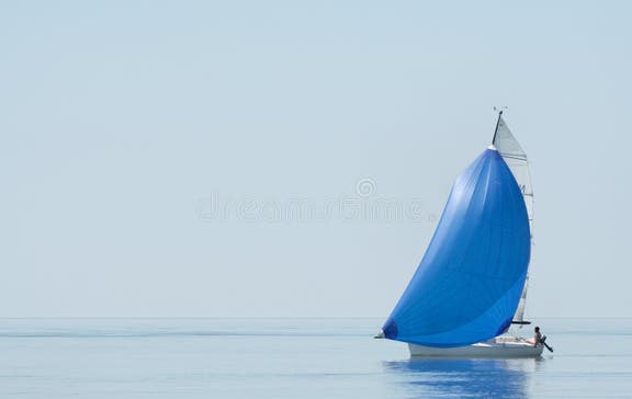 Cruising stock photo. Image of yacht, water, haze, lake - 2550482