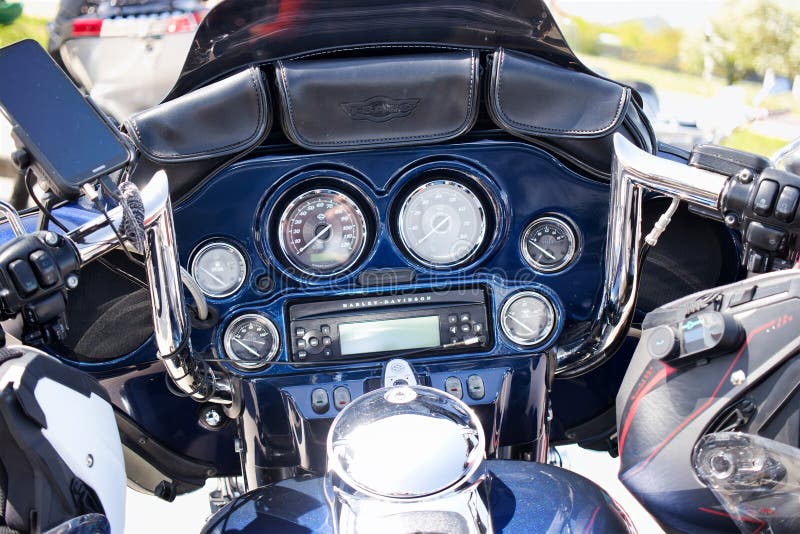 Cruising on a Classic Motorcycle with Iconic Design and Modern Features ...