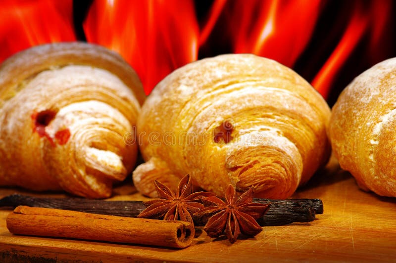 Cruissant stock image. Image of heat, cooked, cruissant - 16227427