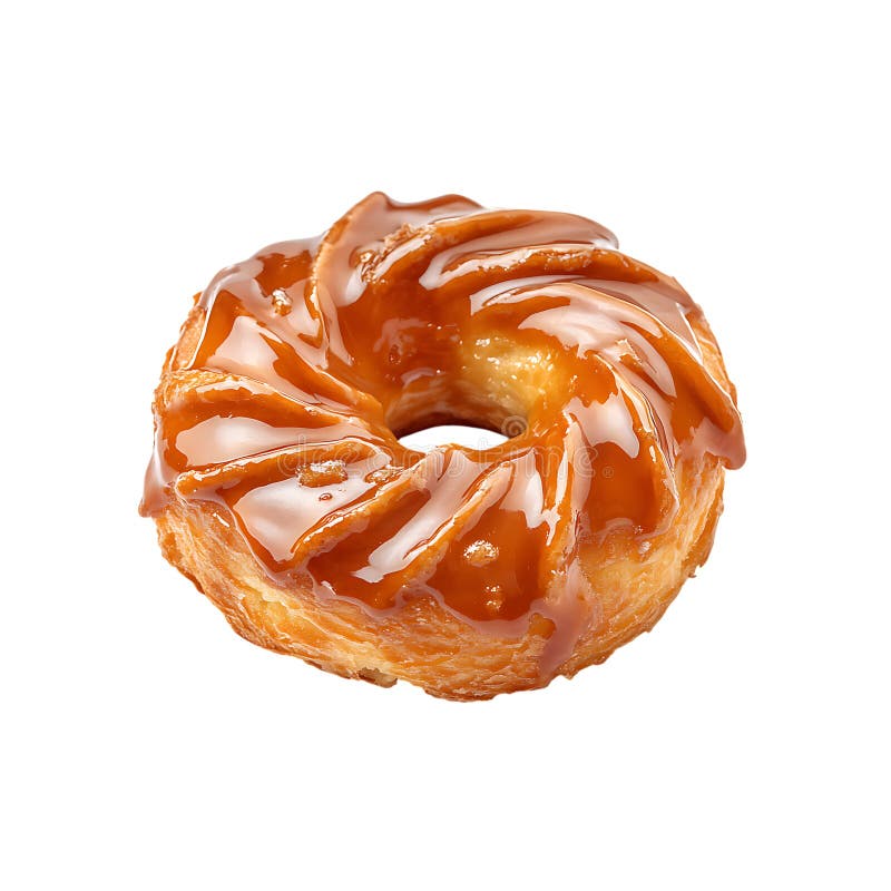 Cruller Doughnut Against Transparent Background Stock Illustration ...