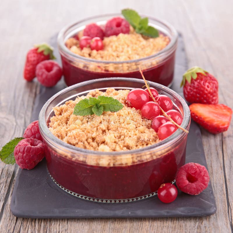 Crumble stock photo. Image of cuisine, isolated, baked - 40747060