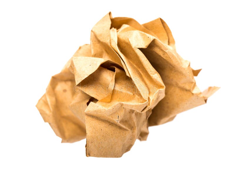 Crumpled paper wads stock image. Image of ideas, worthless - 6817015