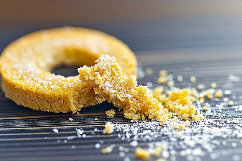 Crumbled Sweetness and Delicate Sugar Dust Create a Minimalistic Pastry ...