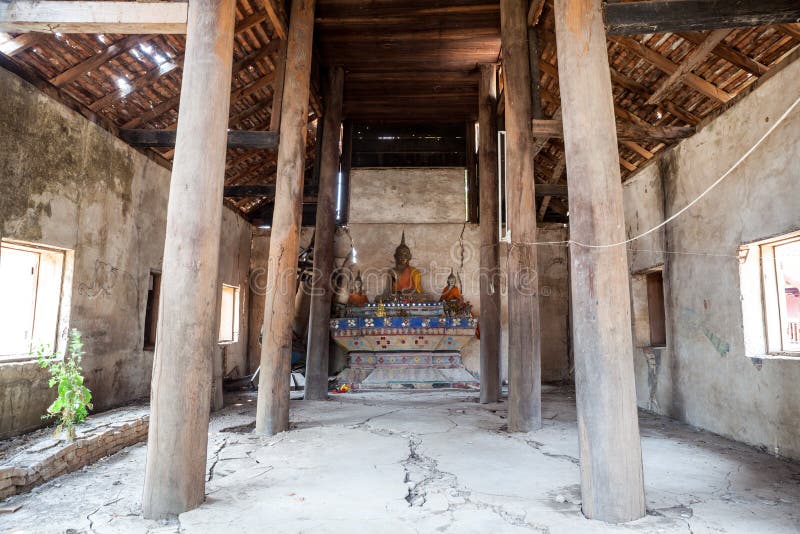 An Crumbling Buddhist Temple Stock Image - Image of religion ...