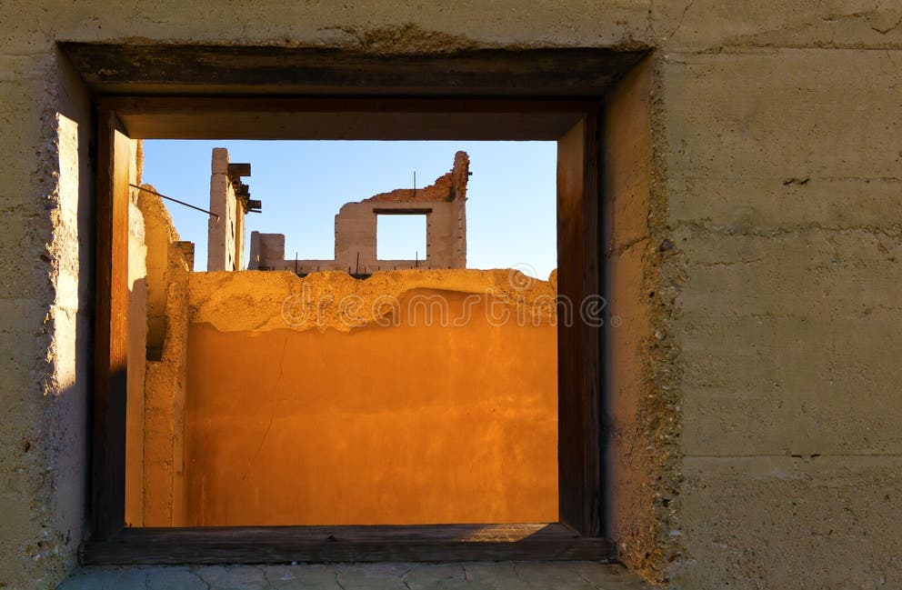 Crumbling Building Window stock image. Image of disrepair - 28262223