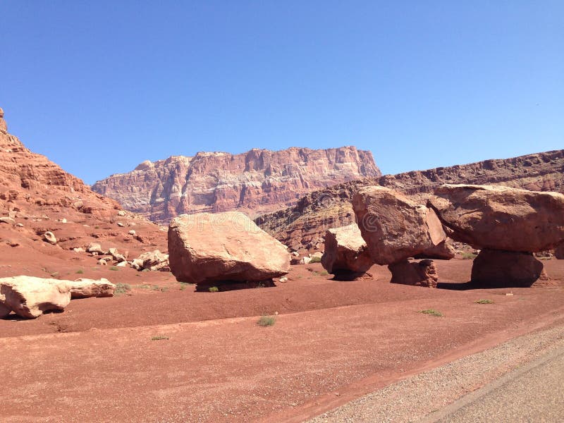 Mountain Range With Crumbling Rocks Stock Photo - Image of scenery ...