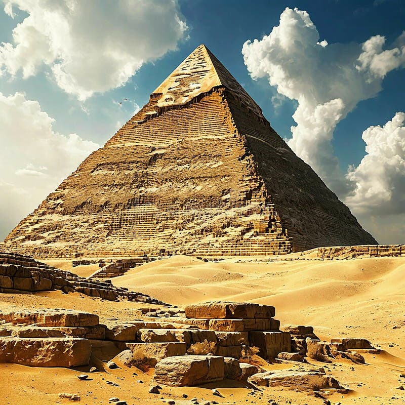 Crumbling Pyramids Stock Illustrations – 7 Crumbling Pyramids Stock ...