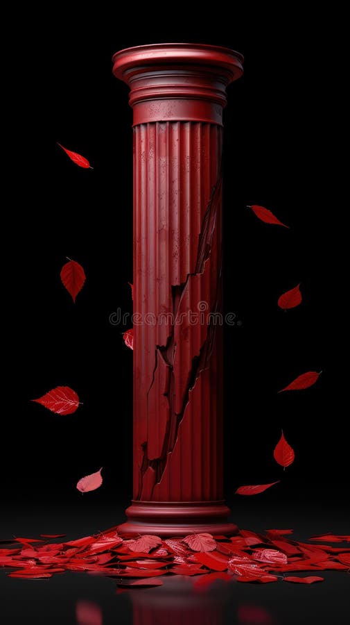 Crumbling Red Column Stock Illustrations – 11 Crumbling Red Column ...