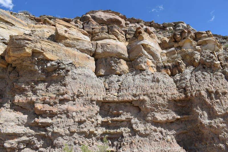 Crumbling Sandstone Hillside Stock Photo - Image of temple, geology ...