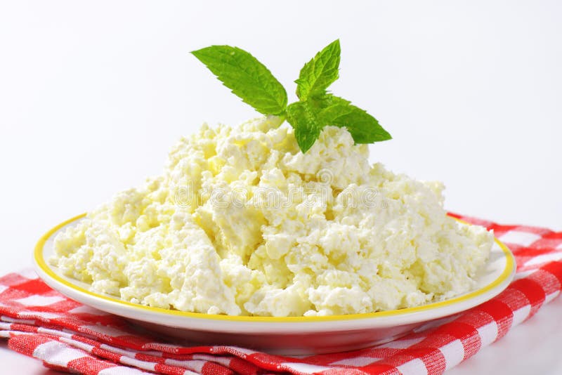 Crumbly cheese stock image. Image of cottage, healthy - 52223091