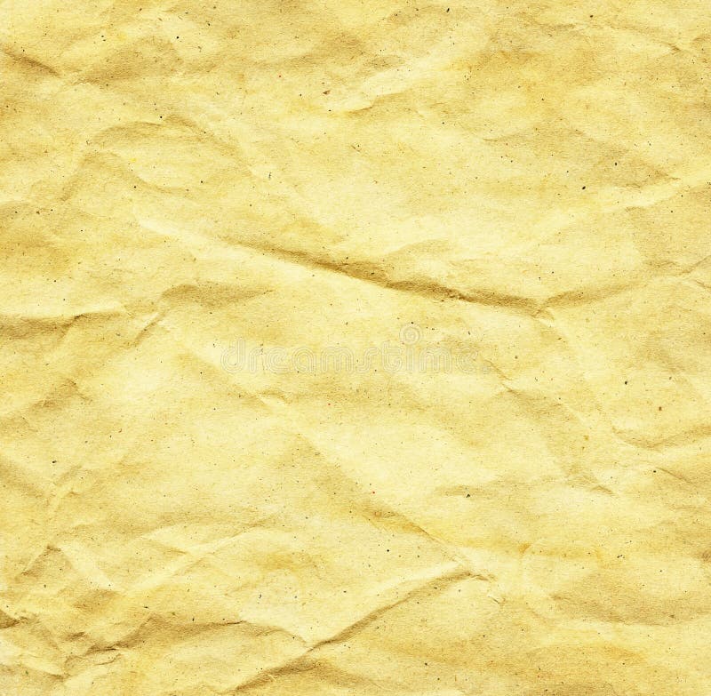 Crinkled Yellow Tissue Paper Background Stock Photo - Image of crumpled ...