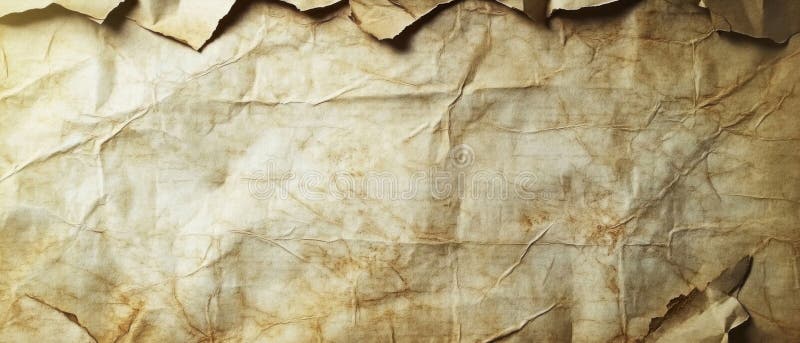 Crumpled, Aged, and Tattered Paper Texture Stock Illustration ...