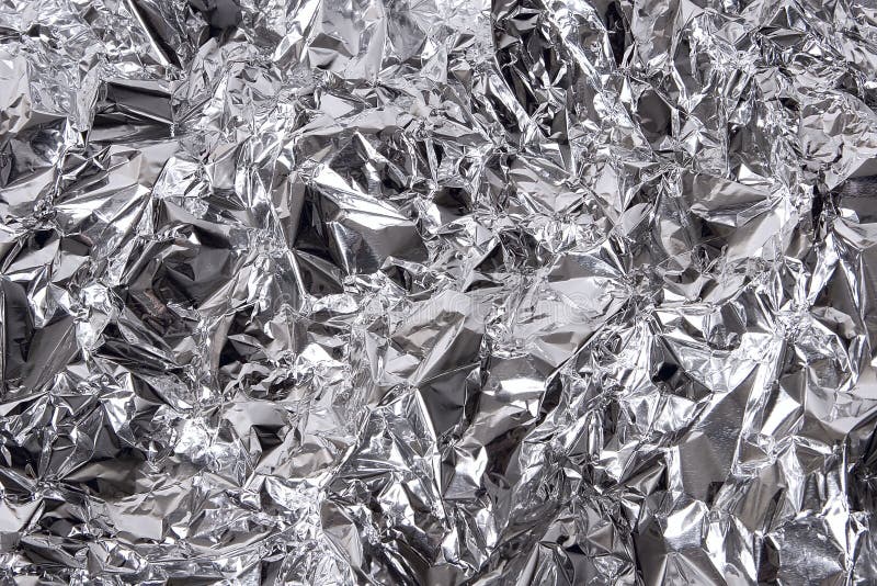 Crumpled aluminium foil stock photo. Image of aluminum - 5915290