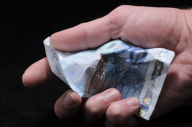 Crumpled Banknotes Money stock image. Image of cash, closeup - 33795097