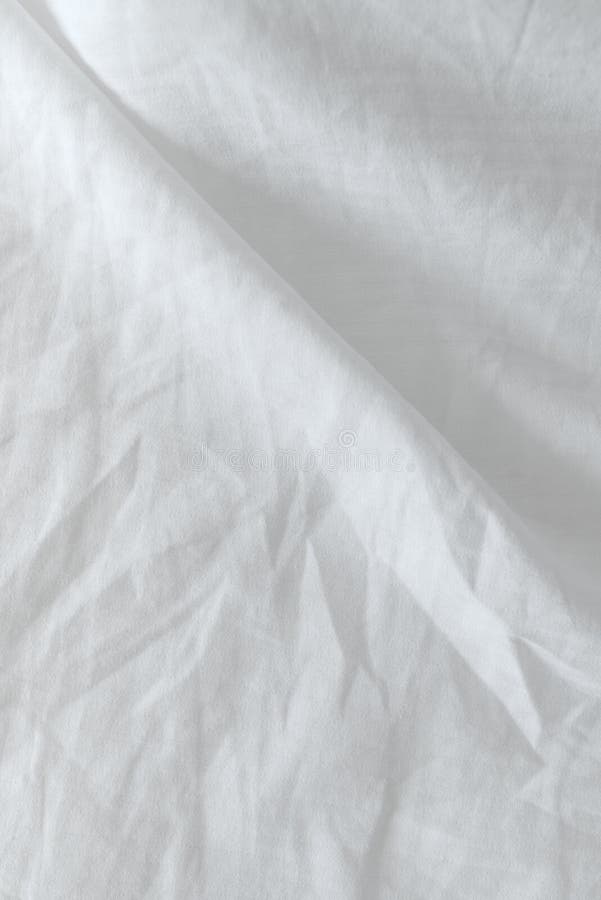 Crumpled Bedding Texture, Top View Stock Image - Image of soft, smooth ...