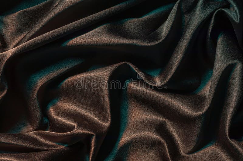 Crumpled Black Fabric Texture in Colored Light Stock Photo - Image of ...