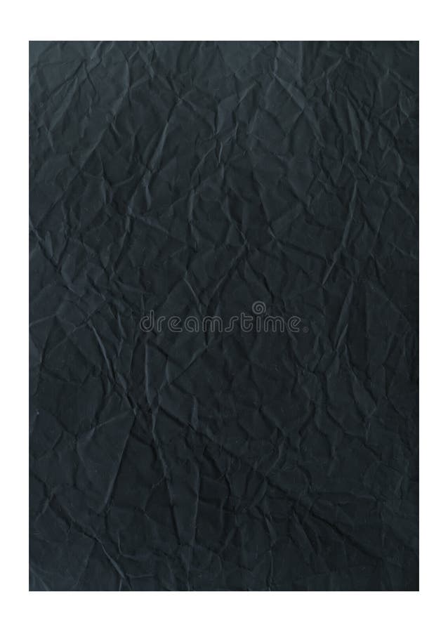 Crumpled black paper stock photo. Image of element, abstract - 168159050