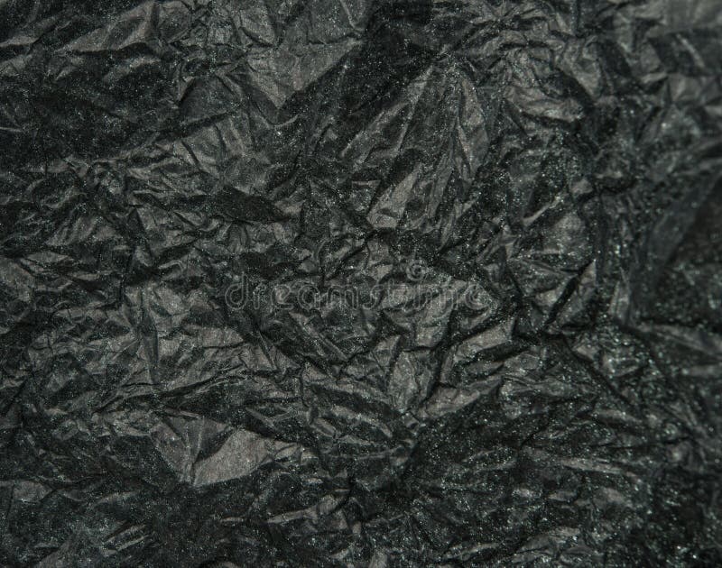 Crumpled Black Paper stock photo. Image of uneven, background - 31207522