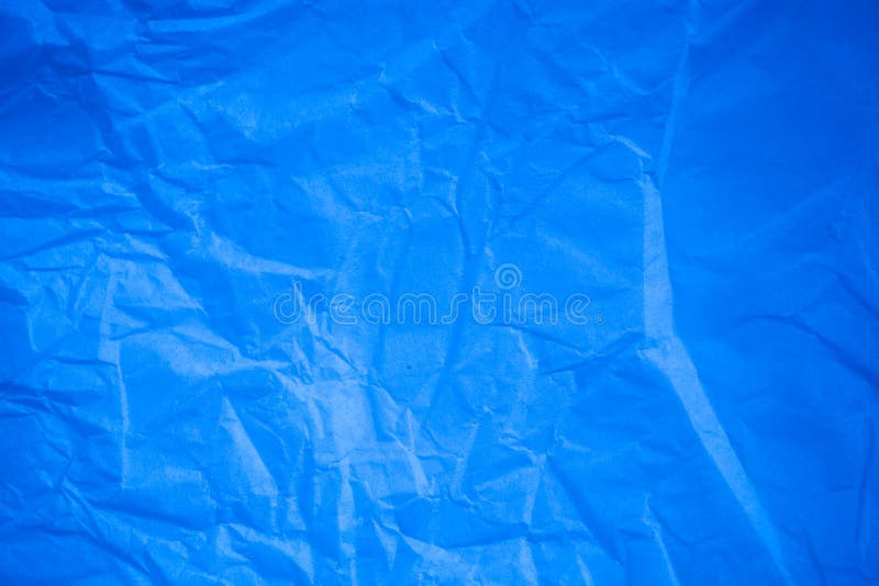 Crumpled Blue Paper Background Stock Illustration - Illustration of ...