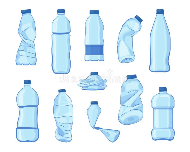 Crushed Water Bottle Drawing How To Draw Broken Bottle