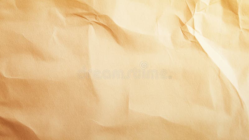Crumpled Brown Paper Texture Showcasing Natural Patterns and Warm Tones ...