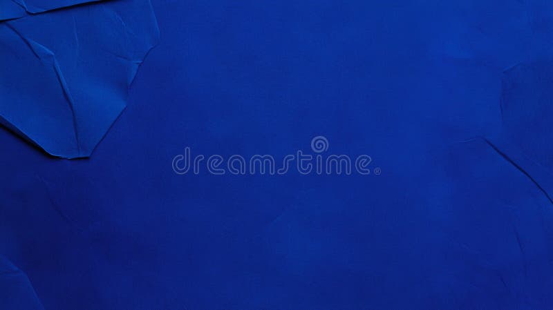 Crumpled Cobalt Blue Paper Texture Forming an Abstract Background Stock ...