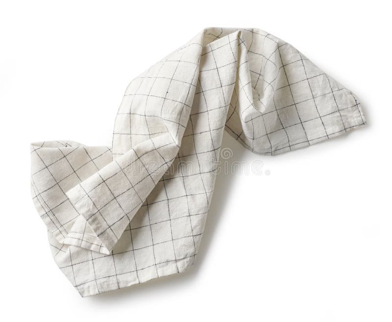 Crumpled cotton napkin stock photo. Image of single - 275191274