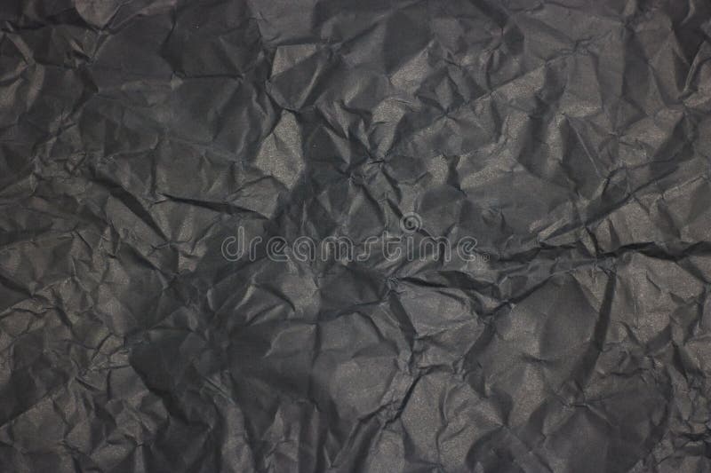 Crumpled Dark Paper Background Stock Photo - Image of border, burned ...