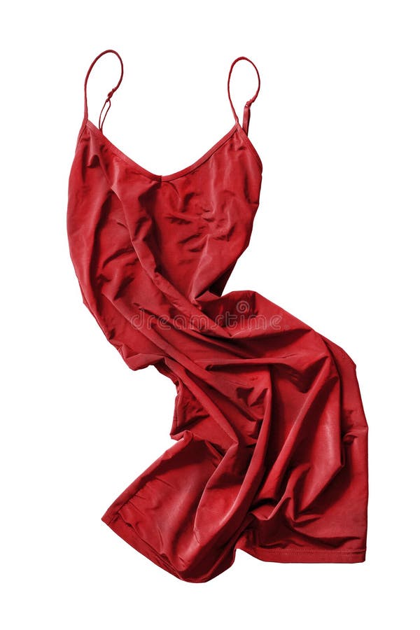 Crumpled dress isolated stock image. Image of lingerie - 97283691