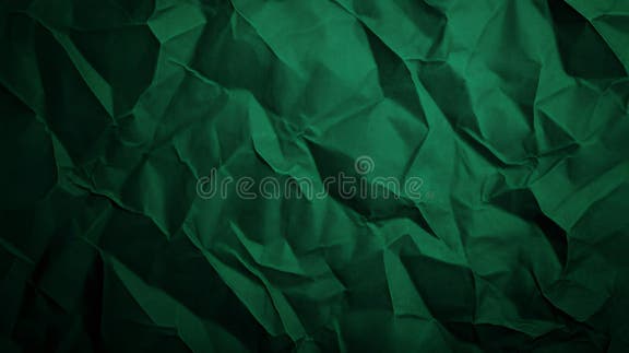 Crumpled Emerald Green Paper Creates Textured Wallpaper Background ...