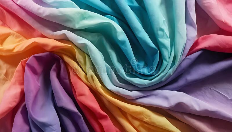 Crumpled Fabric Gradient Texture Stock Illustration - Illustration of ...