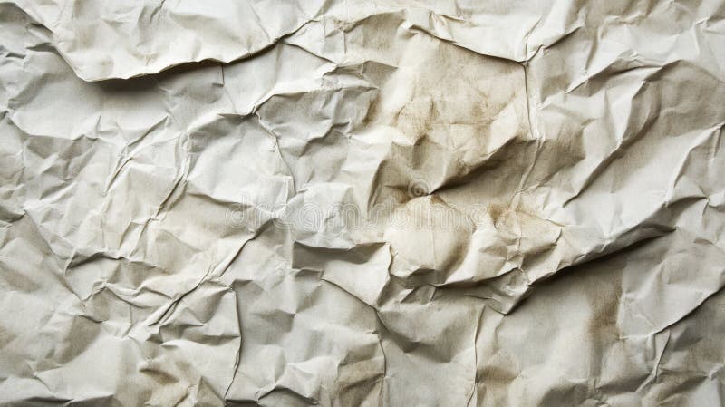 Crumpled Faded Paper Texture on Canvas Background for Design Use Stock ...