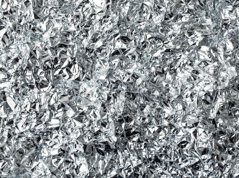 Crumpled foil food. stock photo. Image of folded, kitchen - 86007916