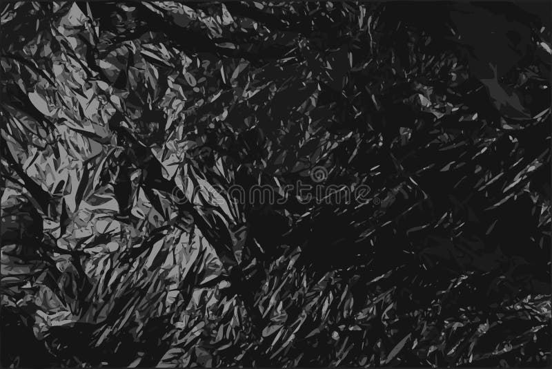 Crumpled Garbage Bag Texture Background, Wrinkled Trash Package Pattern ...