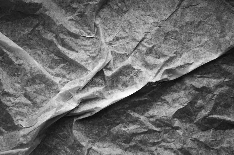 Crumpled glassine paper stock photo. Image of semi, retro - 280122020