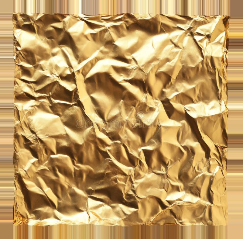 Crumpled Gold Foil Texture Background, Abstract Shiny Surface. Luxury ...