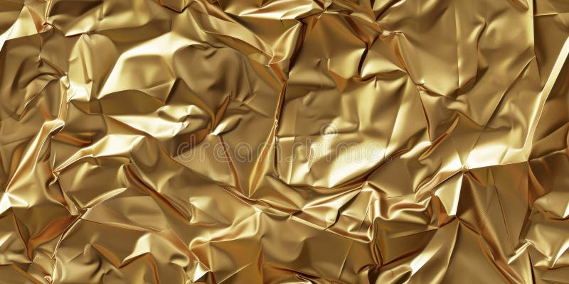 Crumpled Gold Metallic Texture Background for Abstract Luxury Design ...