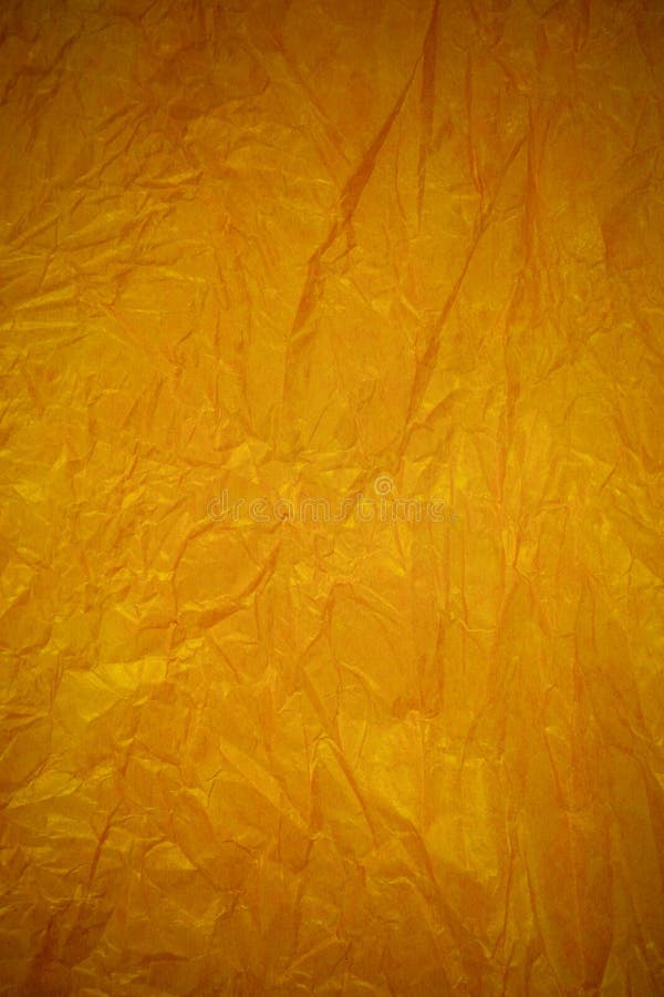 Crumpled Gold Paper Recycling Background Stock Image - Image of page ...