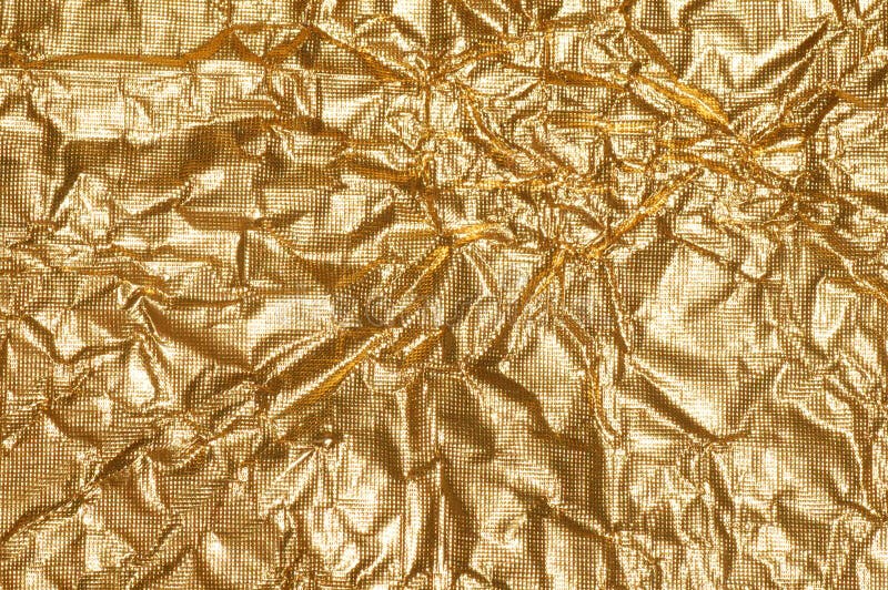 Crumpled gold texture stock image. Image of abstract - 46781185