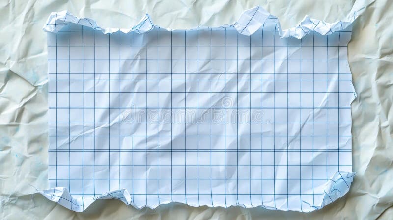 Crumpled Graph Paper Stock Illustrations – 489 Crumpled Graph Paper ...