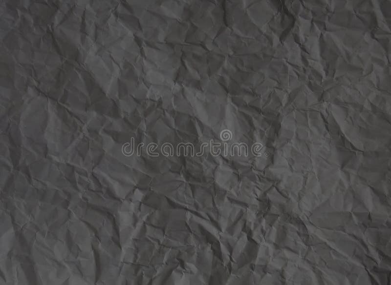 Crumpled Gray Paper Texture. Wrinkled Paper Background with Cracks and ...