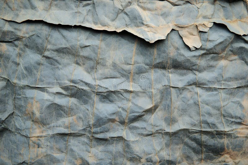 Crumpled Gray Paper Texture Background Aged Grunge Vintage Design ...